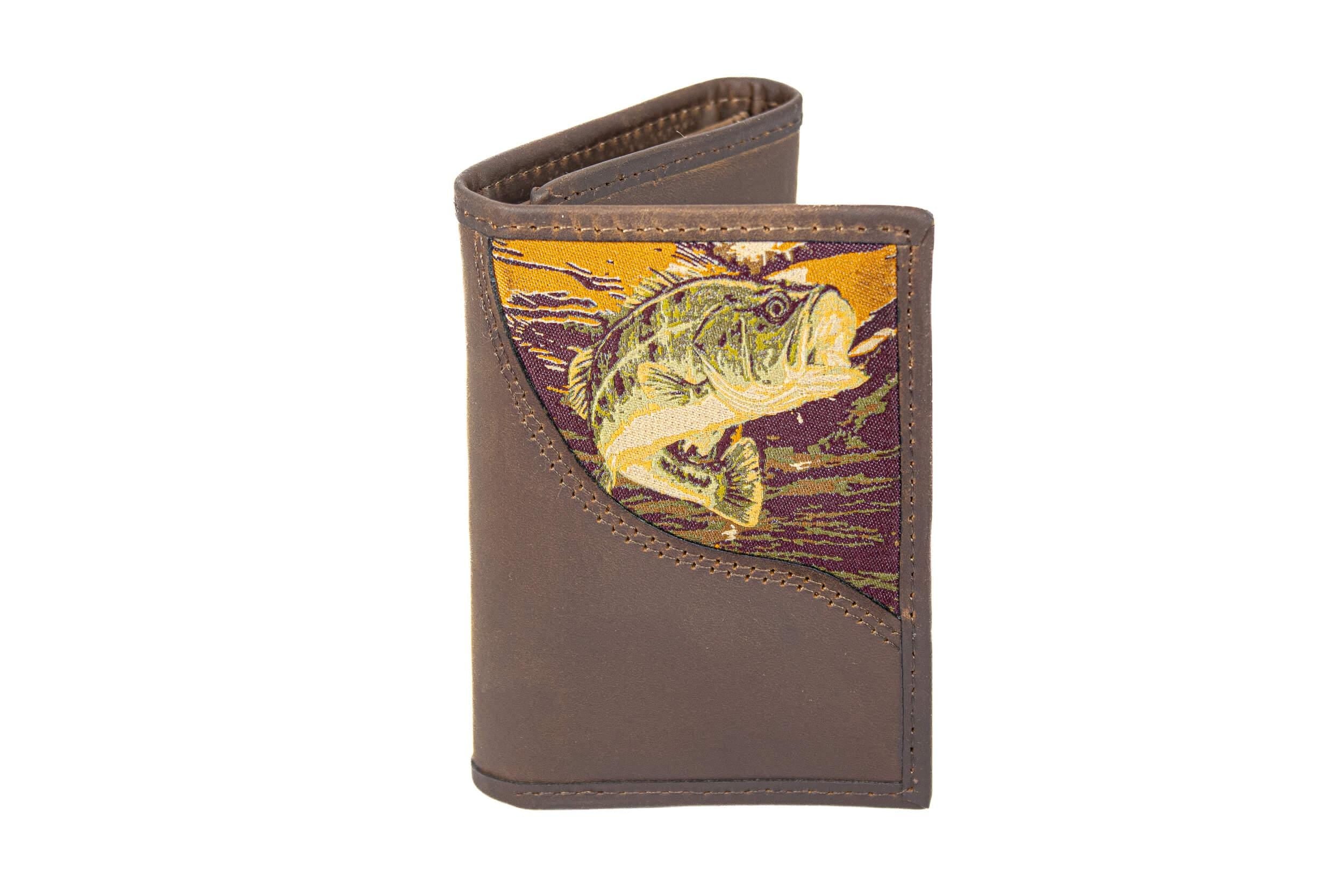 Bass Men's Trifold Woven Patch Leather Wallet. – Zep-Pro Shop