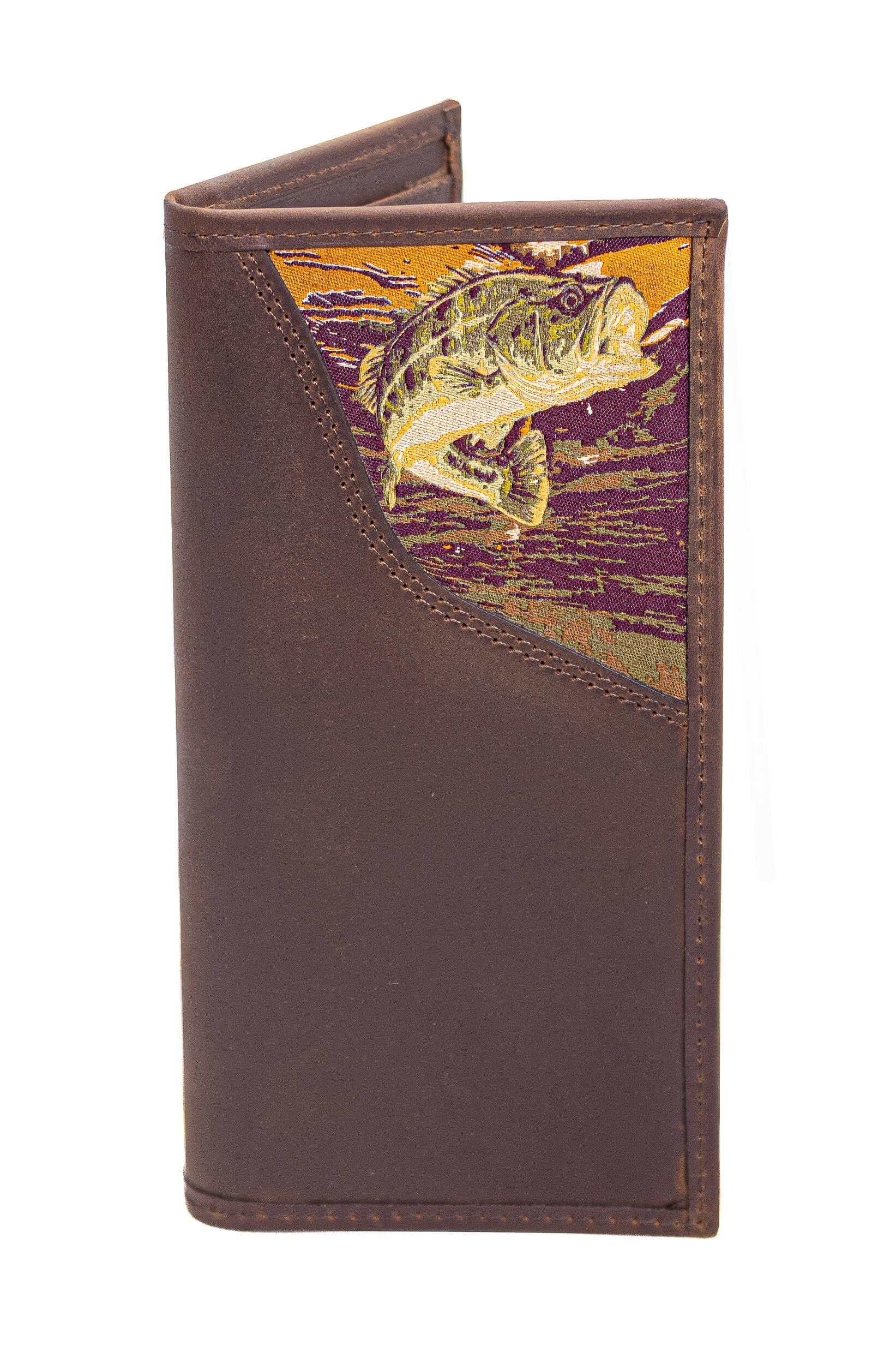 Bass Men's Secretary Tall Woven Patch Leather Wallet. – Zep-Pro Shop